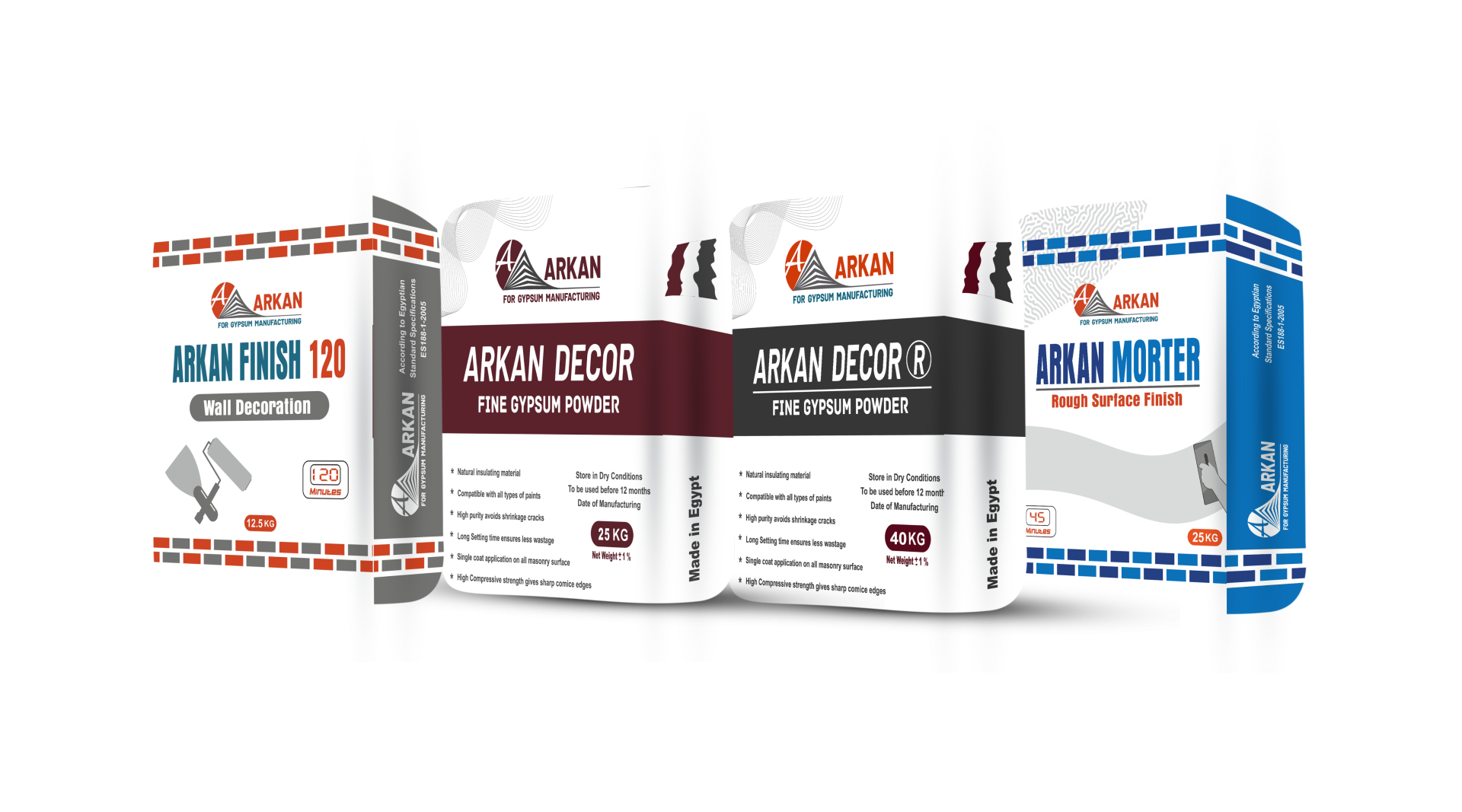 Premium Plaster of Paris and Gypsum Products - ARKAN